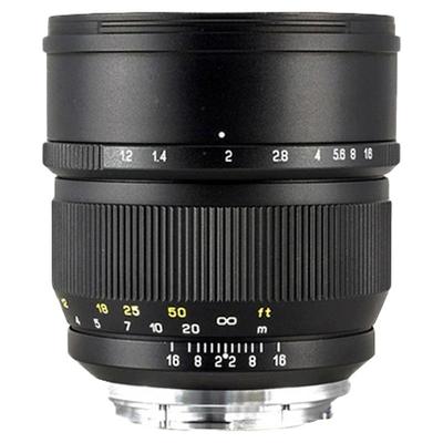 中一光学85mmf1.2全画幅单反微单镜头适用于佳能尼康索尼富士GFX