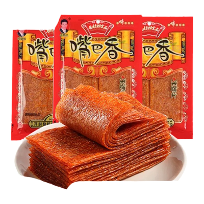 毛劲松嘴巴香辣条亲嘴片