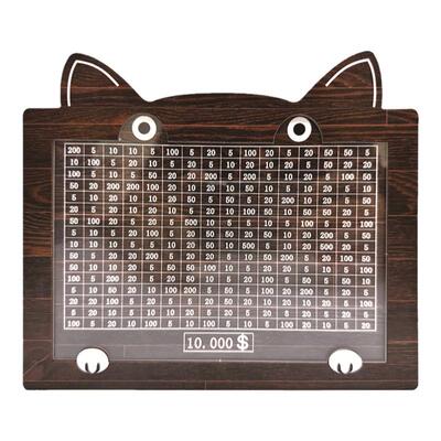 抖单同款猫咪木质创意储蓄罐