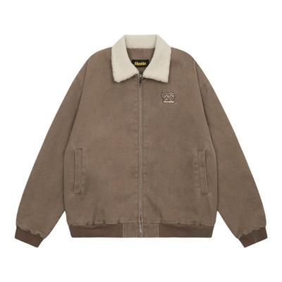 工装翻领美式夹克外套