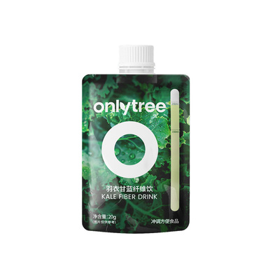 onlytree羽衣甘蓝纤维饮奶昔代餐