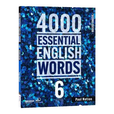 进口原版 2019新版4000 Essential English Words 6级别 常见词英语单词词典 正版小学英语单词教辅书 适用英语单词词典