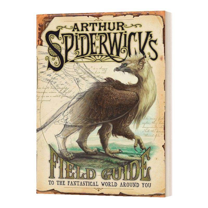 奇幻精灵事件簿奇幻世界指南英文原版 Arthur Spiderwick's Field Guide to the Fantastical ...