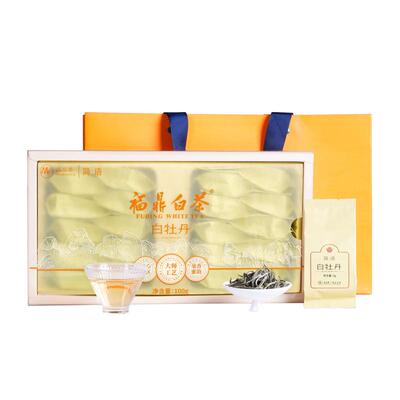 品品香2026白牡丹茶叶礼盒100g