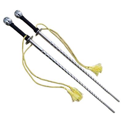 仿古连珠鞭武术钢鞭一体实心辅鞭