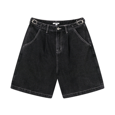 GOODLIVABLE洗水牛仔短裤