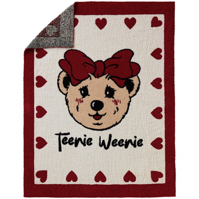 TeenieWeenie小熊节日半边绒毛毯