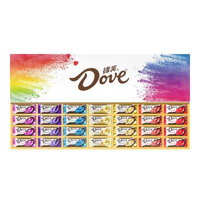 德芙巧克力七彩缤纷礼盒装