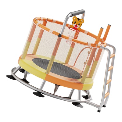 TMT儿童蹦床室内升级攀爬架蹦床