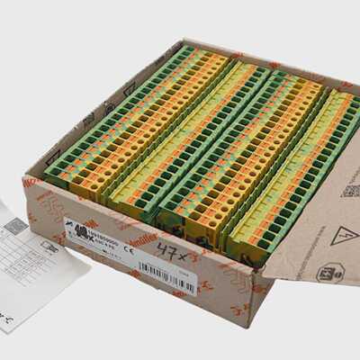 47x Weidmüller 1991850000 A3C6PE 6mm2 protective conductor