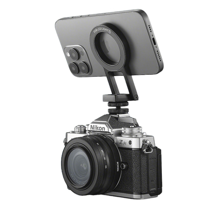 godox神牛AM01双面磁吸支架magsafe折叠旋转铝合金属夹桌面ma5r桌面三脚架飞机高铁多功能懒人神器迷你便携