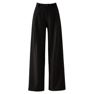 天丝羊毛高腰垂感休闲西装裤