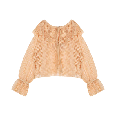 LOWRYS FARM外套女2025春季设计感镂空气质系带上衣110375