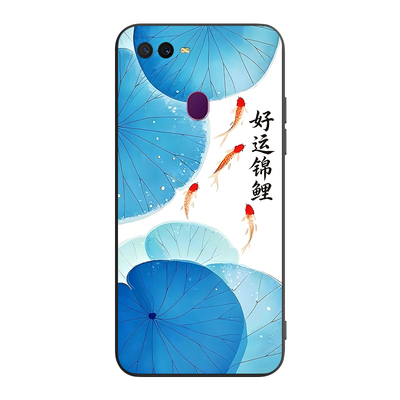 金马送财适用OPPOA7x文字手机壳