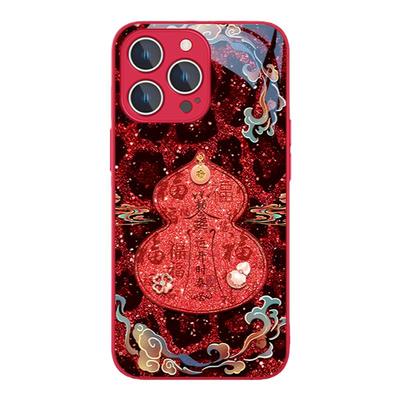 豹纹福禄葫芦国风时尚好运手机壳