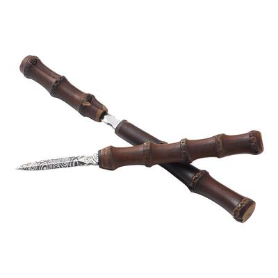 紫泉涧不锈钢禅意竹鞭普洱茶刀