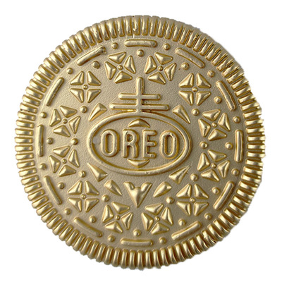 奥利奥饼干金色奶盖啪啪币