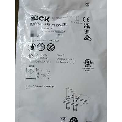 询价德国SICK西克接近开关型号IME081B5PSZW