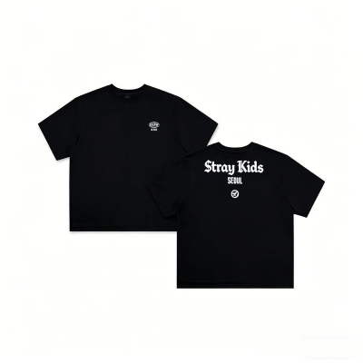 StrayKids首尔周边同款纯棉短袖