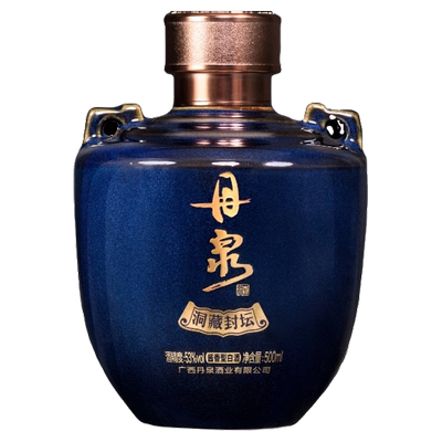 【买一发三】丹泉蓝瓷酱香型白酒粮食53度厂家直供高端白酒500ml