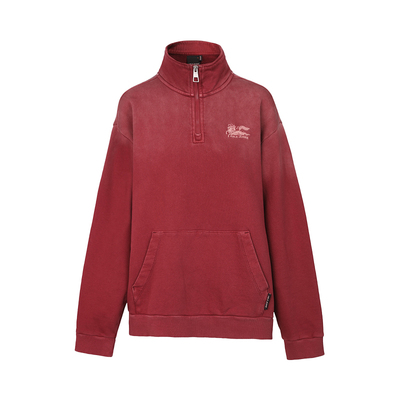 半拉链情侣新年红卫衣ABLEJEANS