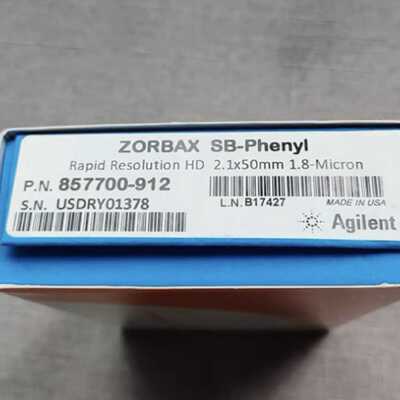 议价安捷伦超高效色谱柱857700-912ZORBAX SB-Phenyl，2.150mm1.8