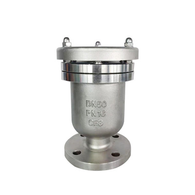 P41X-16C/16P不锈钢法兰排气阀304自来水管道铸钢单口快速排气阀