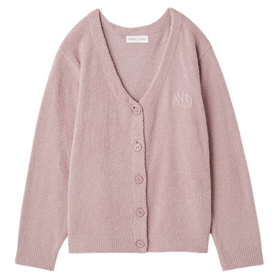SNIDEL HOME2025秋冬新品舒适V领针织开衫家居服睡衣SHNT255001