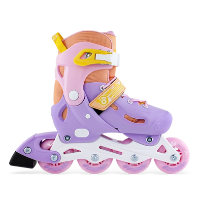 宝狮莱儿童初学一体轮滑鞋