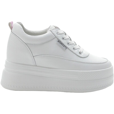 10cm春秋新款爆款百搭风小白鞋