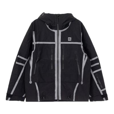 66° NORTH 秋冬款黑色男士滑雪服外套银泰百货精品 301574
