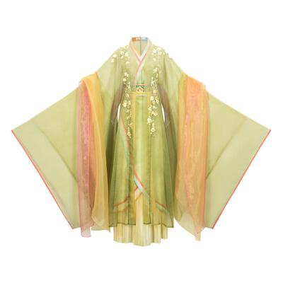 春夏女装汉服混搭对襟大袖衫