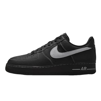 Nike耐克男鞋AF1黑色灰勾空军一号运动鞋低帮休闲板鞋HQ2037-006