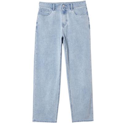 908杰克琼斯男装阔腿牛仔裤美式水洗凉感宽松男裤长裤子春季男款