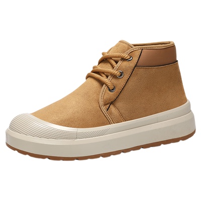 2025冬季新款男女同款绵羊毛雪地靴加绒加厚保暖棉靴时尚马丁靴