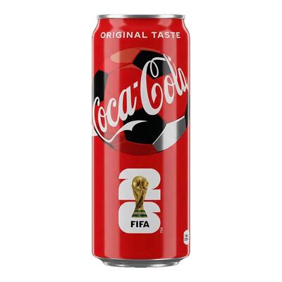 日本进口世界杯联名版可乐500ml