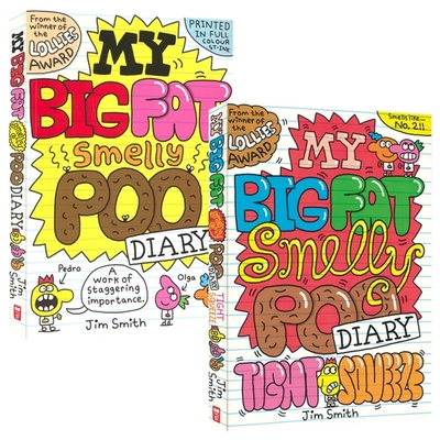 My Big Fat Smelly Poo Diary 我的臭便便日记1-2 漫画书 图像小说 桥梁书 Barry Loser 作者新作 英文原版进口儿童图书