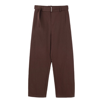 Miss couleur摩洛哥红系带设计感香蕉裤舒柔特MC26SS016等跑单