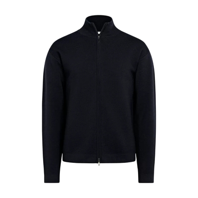 Suitsupply藏青色羊毛开襟衫