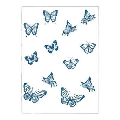 果汁纹身贴ins风手指小图案小清新可爱蝴蝶结女草本刺青防水持久