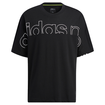 Adidas/阿迪达斯正品当季男子新款圆领健身运动短袖T恤H59450