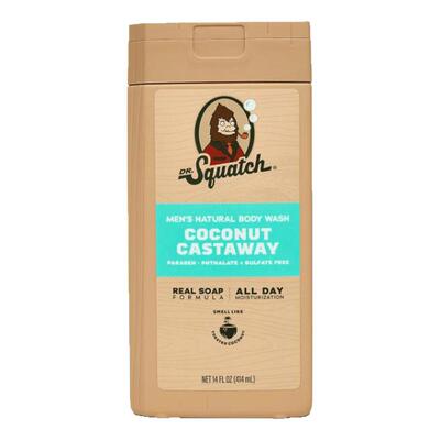 Dr. Squatch-荒岛椰子天然清爽男士身体深层清洁沐浴露 滋润保湿