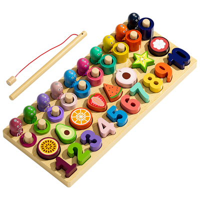 蒙氏早教拼图0到3岁积木益智玩具