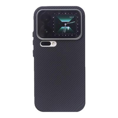 URBAN CASE 纯黑碳纤维纹PC水贴超薄散热磁吸适用于小米17promax手机壳xiaomi17pro保护套男生简约磨砂硬壳