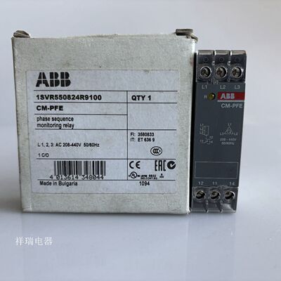 议价原装ABB相序监视器CM-PFE 订货号1SVR550824R9100