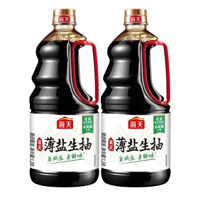 海天薄盐生抽1.55kg生抽酱油