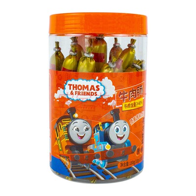 托马斯牛肉肠质量优级哄娃小零食