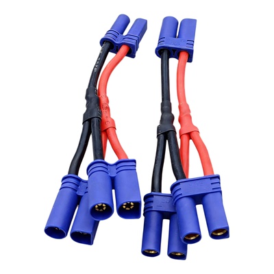 EC5转XT60电池并联硅胶充电线