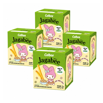 卡乐比三丽鸥淡盐薯条75g*4盒