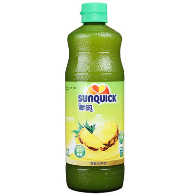 正品新的840ml凤梨味瓶装菠萝汁